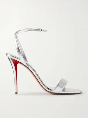 Women's Louboutin Silver Sandals