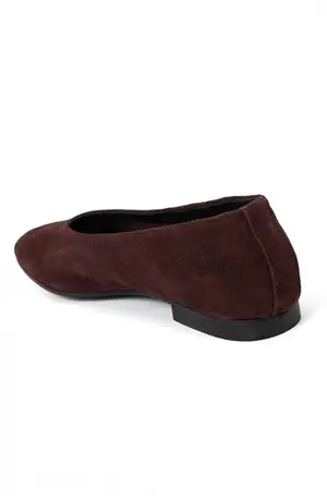 MENINA STEP Lucrecia Suede Ballet Flat - Burgundy
