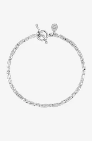 DOWER & HALL Rice Nomad Bracelet - Sterling Silver