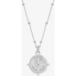 DOWER & HALL True North Talisman Pendant - Sterling Silver