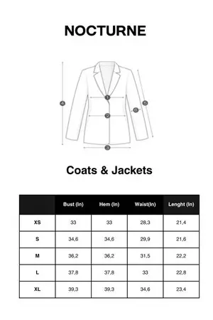 NOCTURNE Double-breasted Structured Jacket