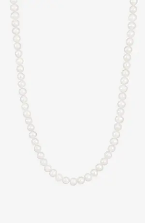 DOWER & HALL White Freshwater Pearl Necklace