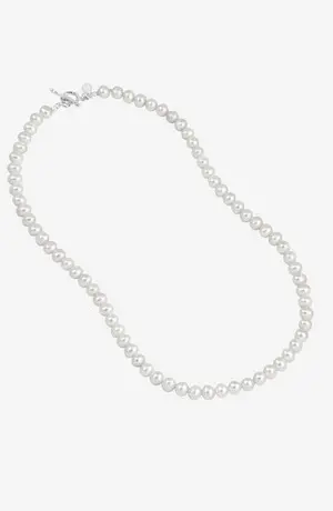 DOWER & HALL White Freshwater Pearl Necklace