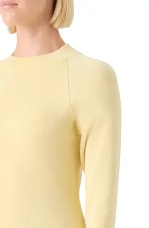 Akris Cashmere & Silk Mock Neck Sweater