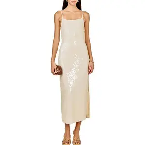 Ivory Sequin Cocktail Dresses