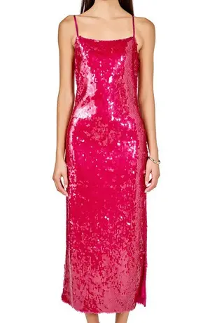 Endless Rose Sequin Slipdress - Magenta