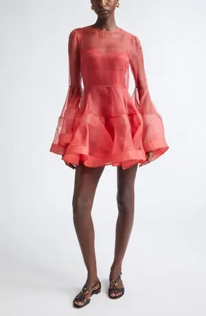 Silk-Organza Cocktail Dresses