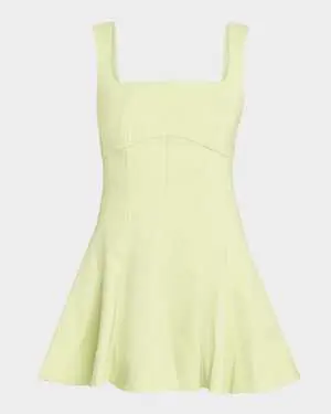 Simkhai Emslie Sleeveless Mini Dress - Celadon