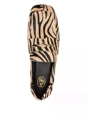 Ash Barkley Zebra Print Loafers