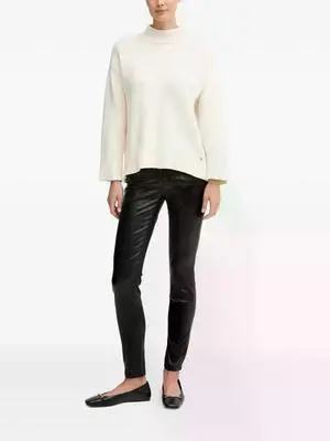 Dkny Ribbed High-neck Sweater