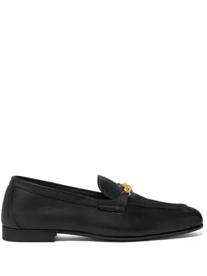 Versace Gold Tone Flats For Women