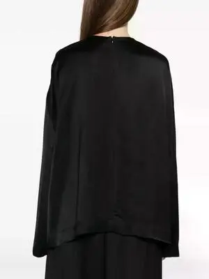 TOTEME Long-sleeve Top - Black