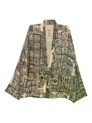 UMA WANG Tie-waist Graphic Jacket
