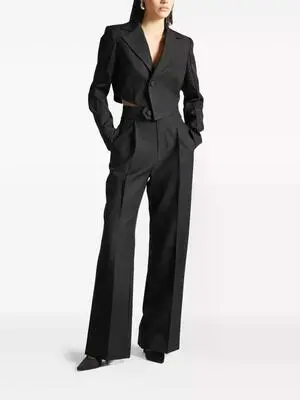 Manière De Voir High-waisted Tailored Trousers