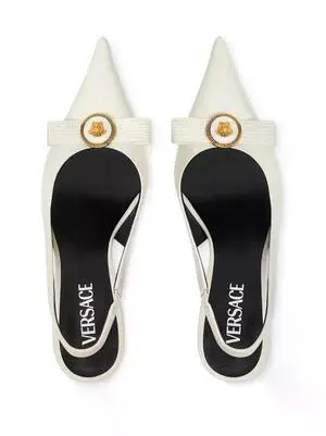 Versace 85mm Leather Pumps