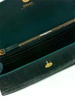 Versace Medusa '95 Croc-embossed Wallet
