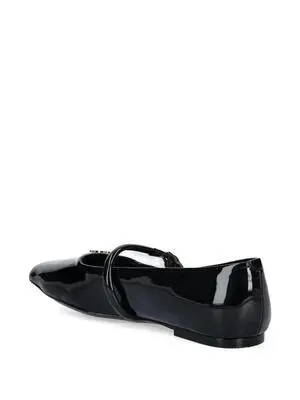 Dkny Buckle-strap Ballet Flats