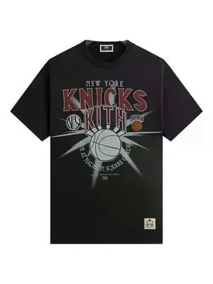 Kith X New York Knicks Msg Burst Jones T-shirt - Black