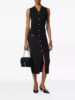 Versace Button-fastening Midi Dress