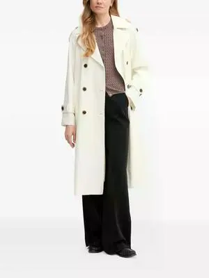 Dkny Double-breasted Belted Coat