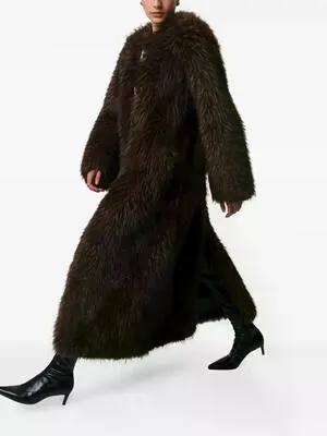 Apparis Nolwen Buckled Coat - Brown