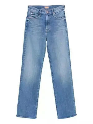 MOTHER The Kick It Straight-leg Jeans - Blue