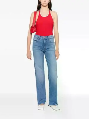 MOTHER The Kick It Straight-leg Jeans - Blue