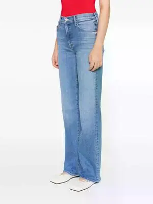 MOTHER The Kick It Straight-leg Jeans - Blue