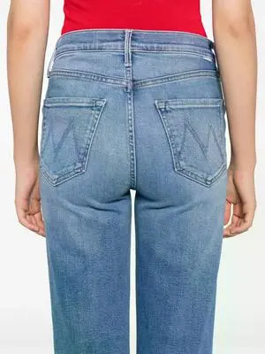 MOTHER The Kick It Straight-leg Jeans - Blue