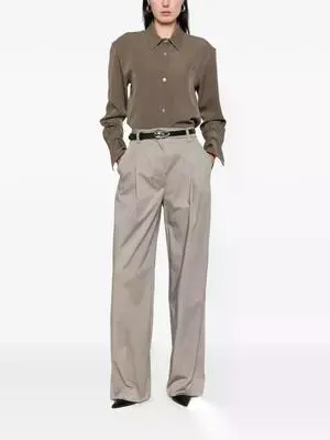 THELATEST Pleated Front Trousers