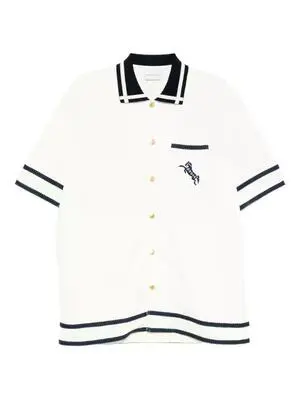 Drole De Monsieur Cheval-embroideried Shirt - White