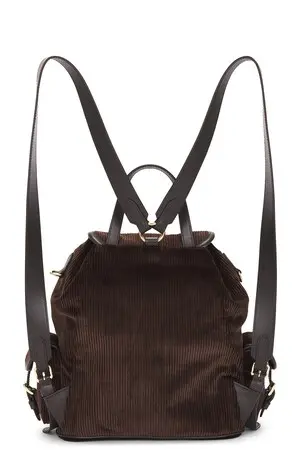 Miu Miu Velluto Righe Backpack