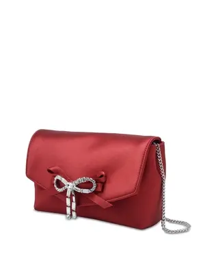 JIMMY CHOO Soft Bow Satin Mini Bag