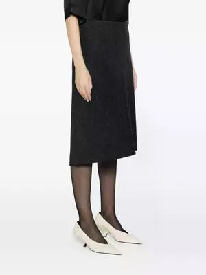 TOTEME Twill Suit Midi Skirt