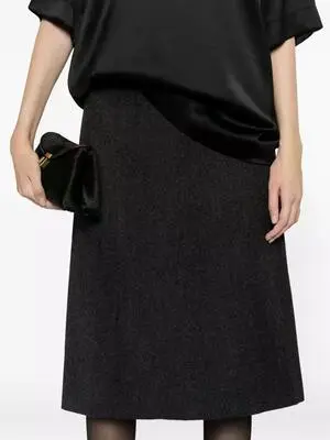 TOTEME Twill Suit Midi Skirt