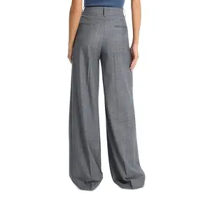 Michael Kors Glen Plaid Wool & Silk Pants
