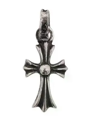 Chrome Hearts Sterling And Diamond Babyfat Pendant - Silver