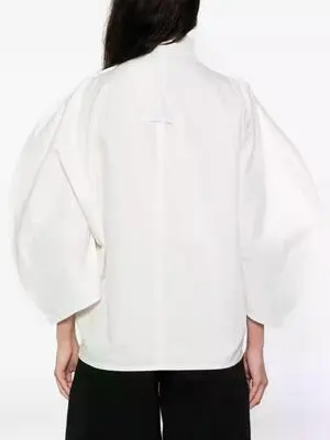 B1ARCHIVE High-neck Balloon-sleeve Top