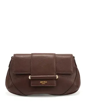 JIMMY CHOO Bar Mini Leather Shoulder Bag