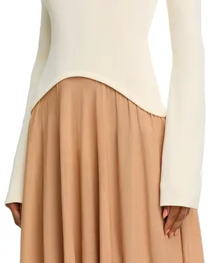 Solid & Striped The Soglio Dress - Camel