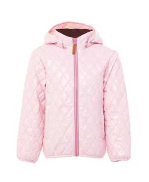 NORTHERN CLASSICS Quilted Puffer Jacket - Shiny Ballerina Pink
