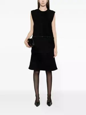 TOTEME Mini Suede Skirt - Black