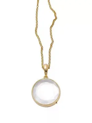 Loquet 18k Yellow Round Locket Necklace - Gold