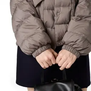 Miu Miu Technical Pongé Down Jacket