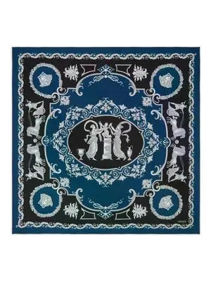 VERSACE Large Silk Scarf
