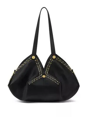 Versace Protea Leather Shoulder Bag