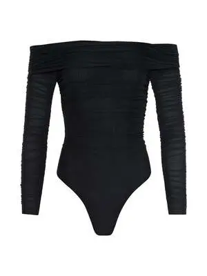 L'Agence Poppie Off-the-shoulder Bodysuit