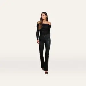 L'Agence Poppie Off-the-shoulder Bodysuit