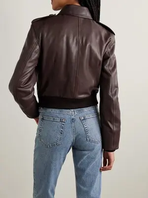 FRAME The Aviator Leather Jacket