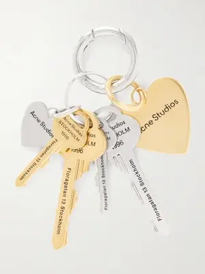 Acne Studios Keyring - Silver